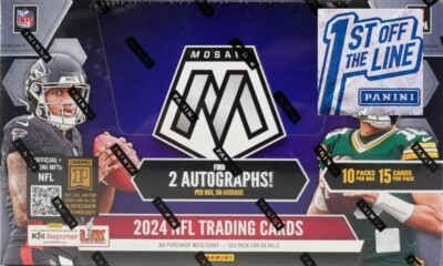 2024 FOTL Mosaic Football Hobby Box Sealed Panini NFL First Off The ...