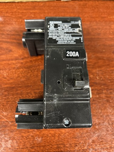 Siemens Circuit Breaker 2P 200A 240V | MBK200A | | eBay