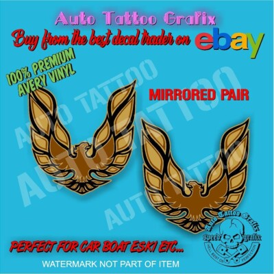 FIRE BIRD TRANS AM Decal Sticker The Bandit Vintage HOT ROD DECALS ...