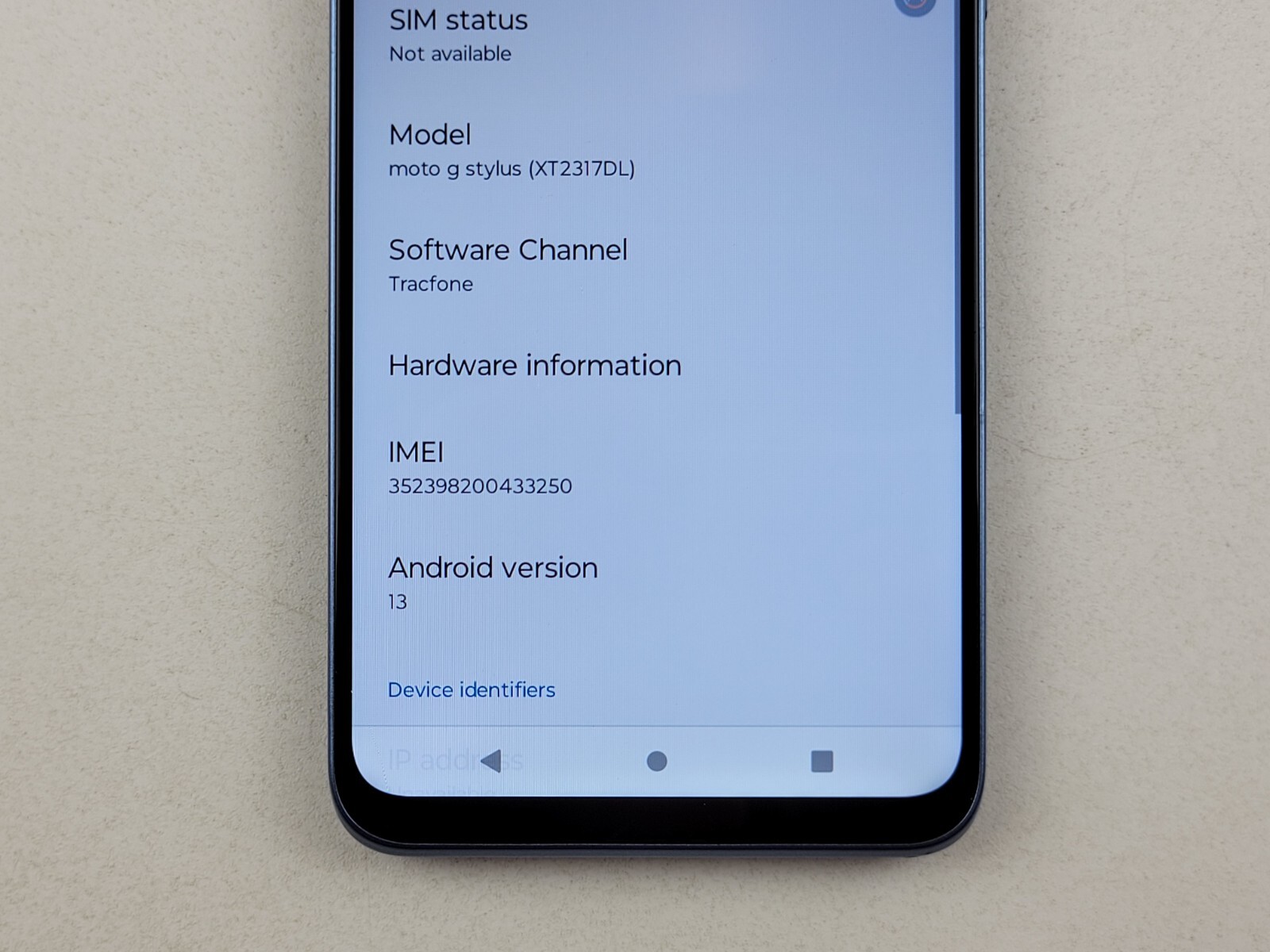 Motorola moto g stylus 2023 (XT2317DL) 64GB (TracFone) - BLEMISHED ...