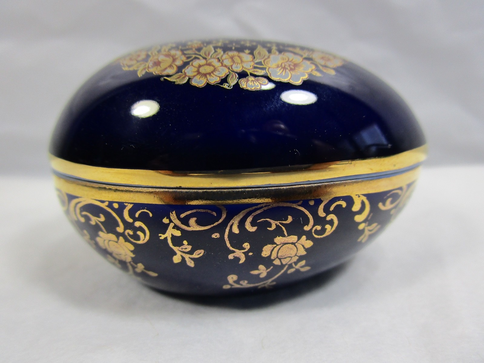 Limoges Egg Trinket Box Porcelain Castel France | eBay