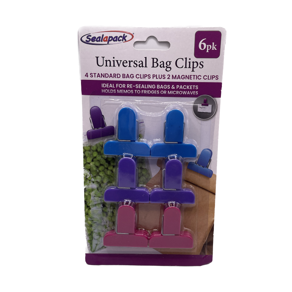 Food bag Storage Clips Freezer Fridge Seal Hanging Keeps Food Fresh bag ...