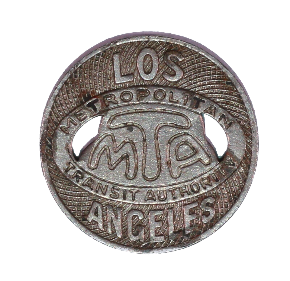 LOS ANGELES METROPOLITAN TRANSIT AUTHORITY TOKEN | eBay