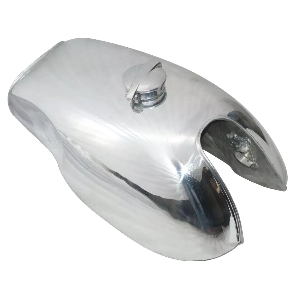 Norton Triumph Lyta Custom Cafe Racer Aluminium Petrol Fuel Tank + Cap ...