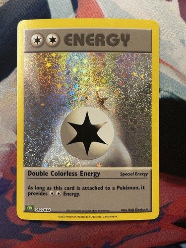 Double Colorless Energy (CLV) 032/034 Trading Card Game Classic Holo ...