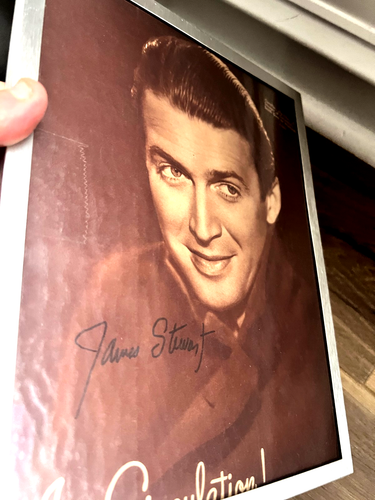 James Jimmy Stewart Autograph SIGNED Framed Magazine COA It's A ...