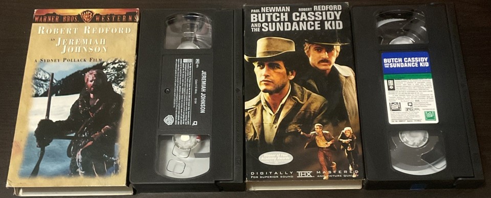 Robert Redford VHS Lot Of 2: Jeremiah Johnson & Butch Cassidy And The ...