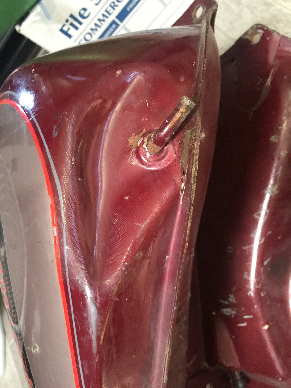 harley flt gas fuel tank 80-88 touring flhs flht 81 82 83 84 85 86 87 ...