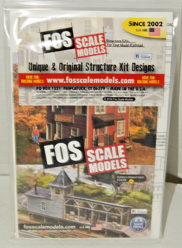 FOS Scale Models - HO - Burdick Freight House Kit - Craftsman Kit ...