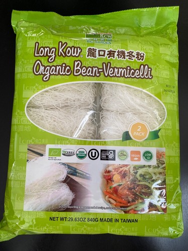 Long Kow Organic Bean-Vermicelli 2-PACK 29.6 Oz | eBay