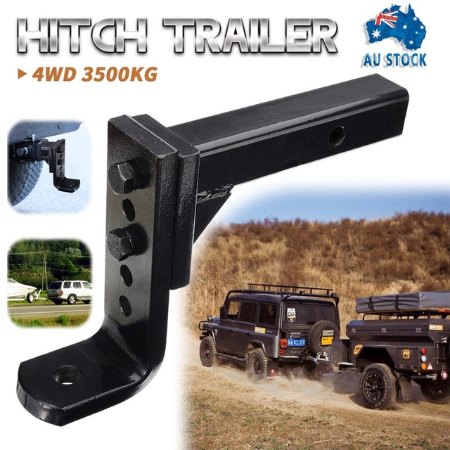 Adjustable Towbar Tow Bar Ball Mount Tongue Hitch Trailer 4wd Car ...