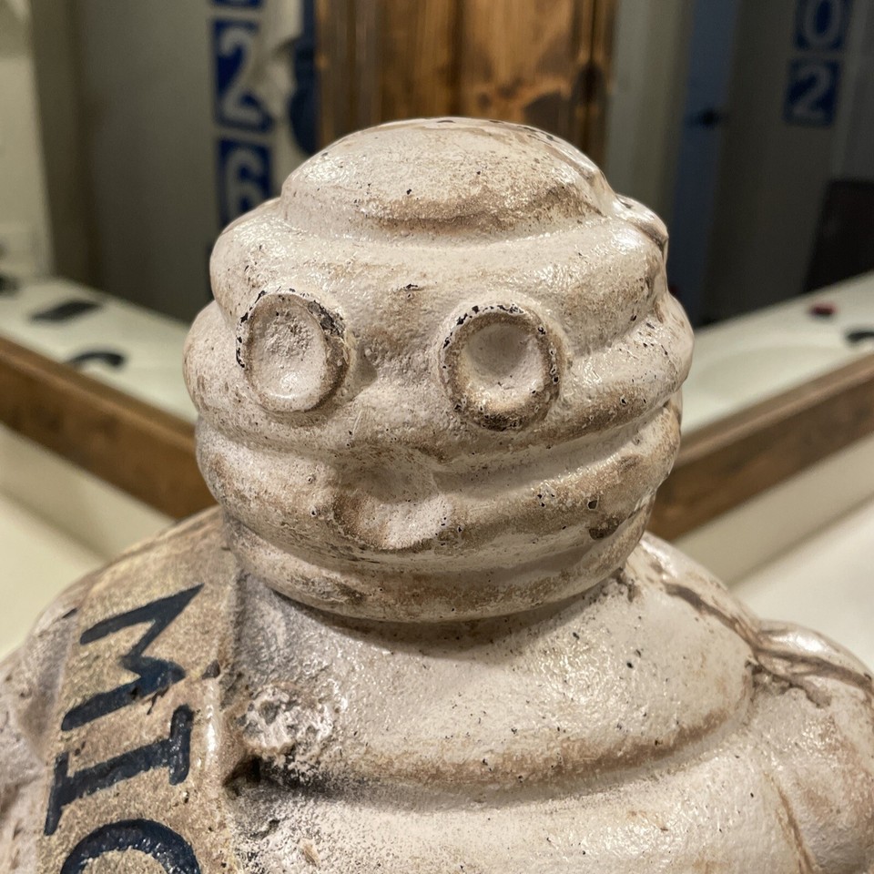 Bibendum Michelin Man Cast Iron Statue 1940s Tire Store Display ...