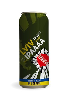 Limited LVIV IPA Craft Ukrainian beer (empty can) Pravda | eBay