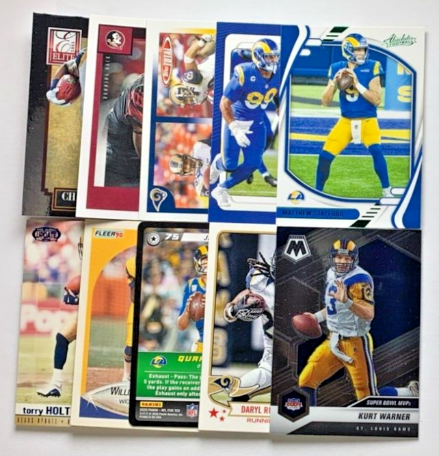 Los Angeles Rams 20 Card Lot Cooper Kupp Cam Akers Matthew Stafford Aaron Donald | eBay