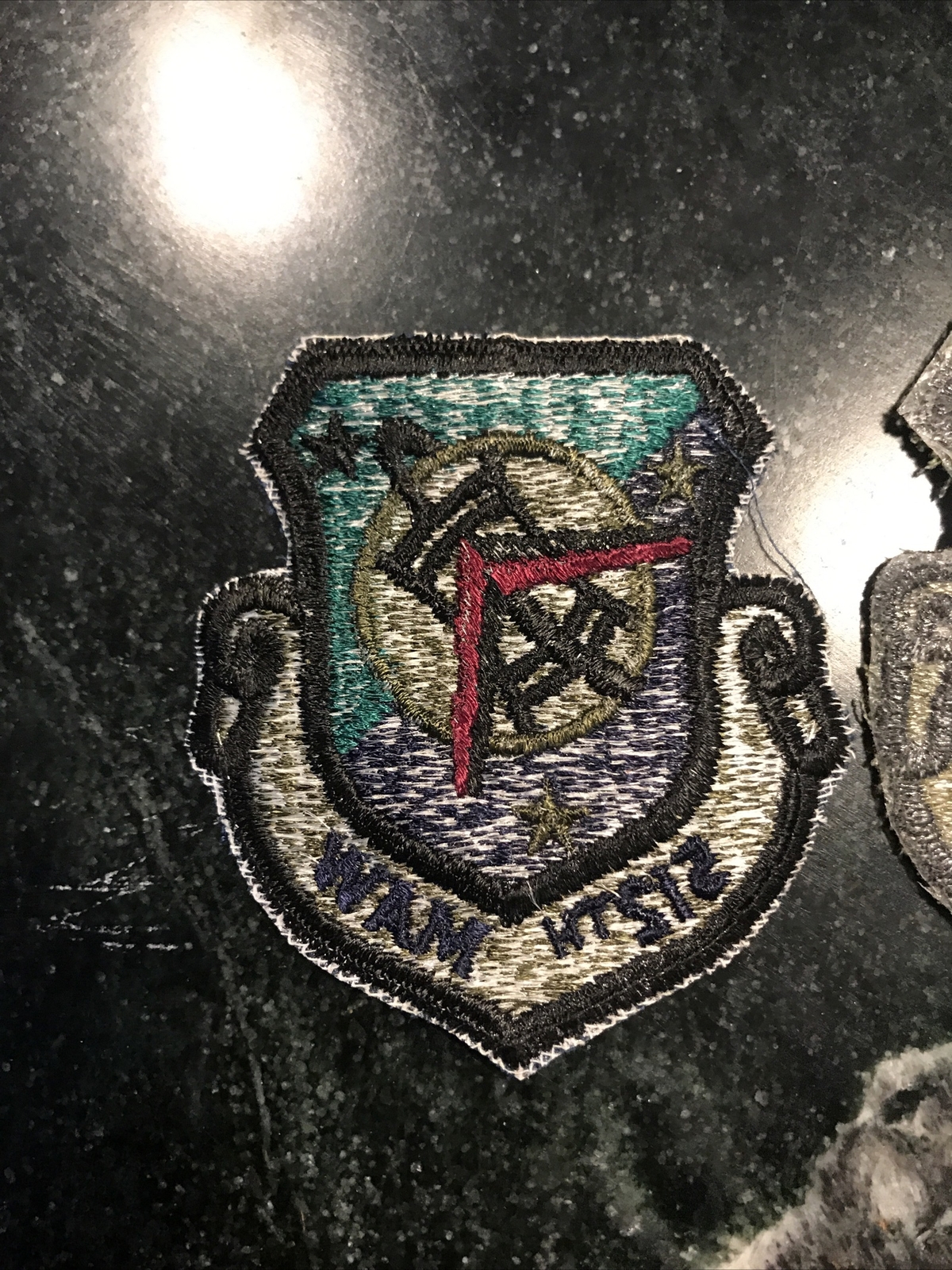 USAF PATCH 512th Military Airlift Squadron Rare Subdued 70s 80s Orig 3 ...