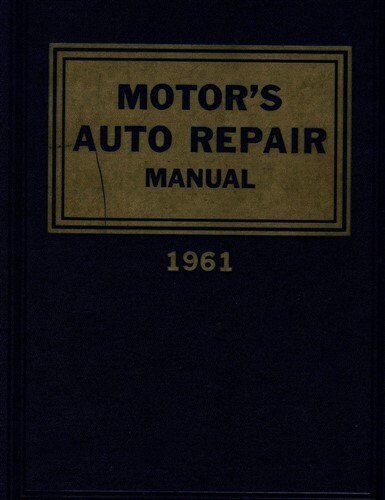MOTORS AUTO REPAIR MANUAL SHOP SERVICE BOOK 1953-1961 | eBay