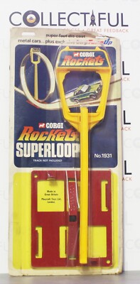 CORGI ROCKETS - #1931 - SUPERLOOP - TRACK ACCESSORY *RARE* MINT ON CARD ...