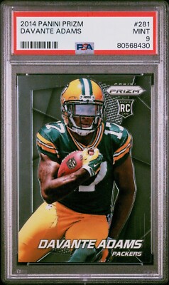 2014 Prizm Davante Adams Rookie RC Las Vegas Raiders / Green Bay ...
