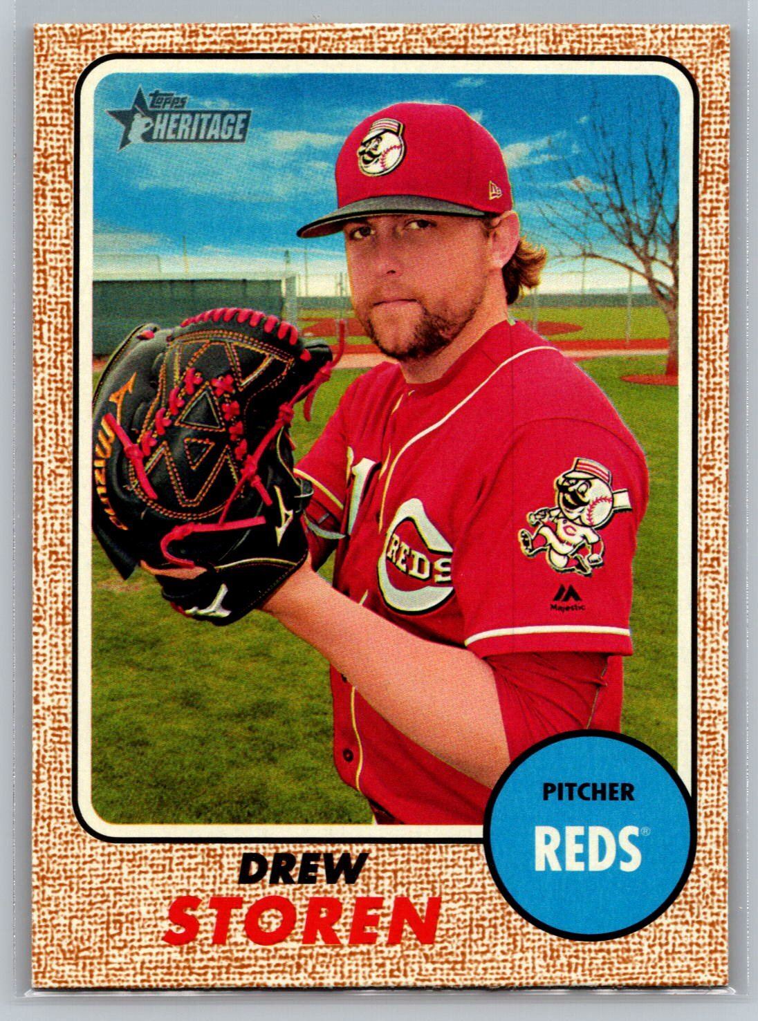 Drew Storen 2017 Topps Heritage BASEBALL #573 Cincinnati Reds | eBay