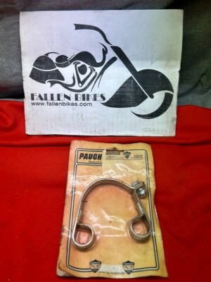 79-84 Harley Davidson PAUGHCO EXHAUST MUFFLER MOUNT BRACKET CLAMP NEW ...