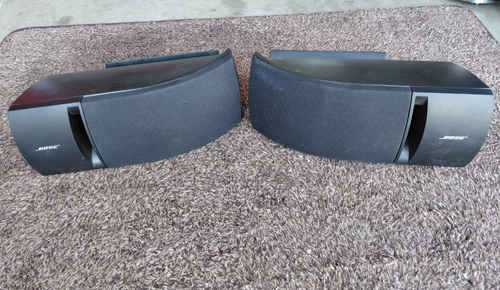 Bose 161 Bookshelf Surround Speakers Tested w Mounting Brackets EXC ...