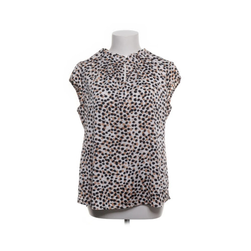 Comma, Top, Größe: 40, Weiß/Schwarz/Beige/Mehrfarbig, Polyester ...