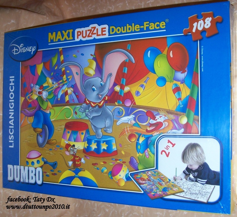 PUZZLE 108 PEZZI DOUBLE FACE DISNEY DUMBO cod.3268 | eBay