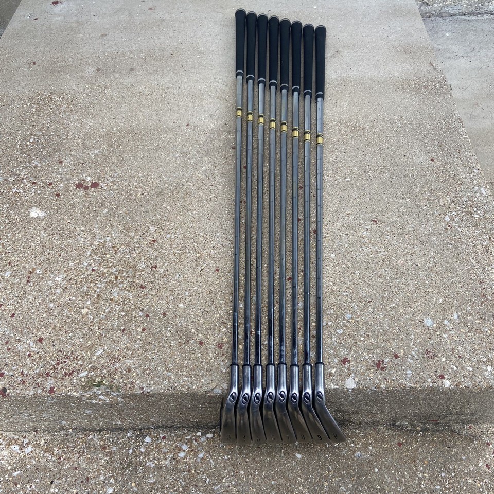 Turbo Power Golf Action HRG Iron Set #3-PW Stiff 8 Clubs Left Handed ...