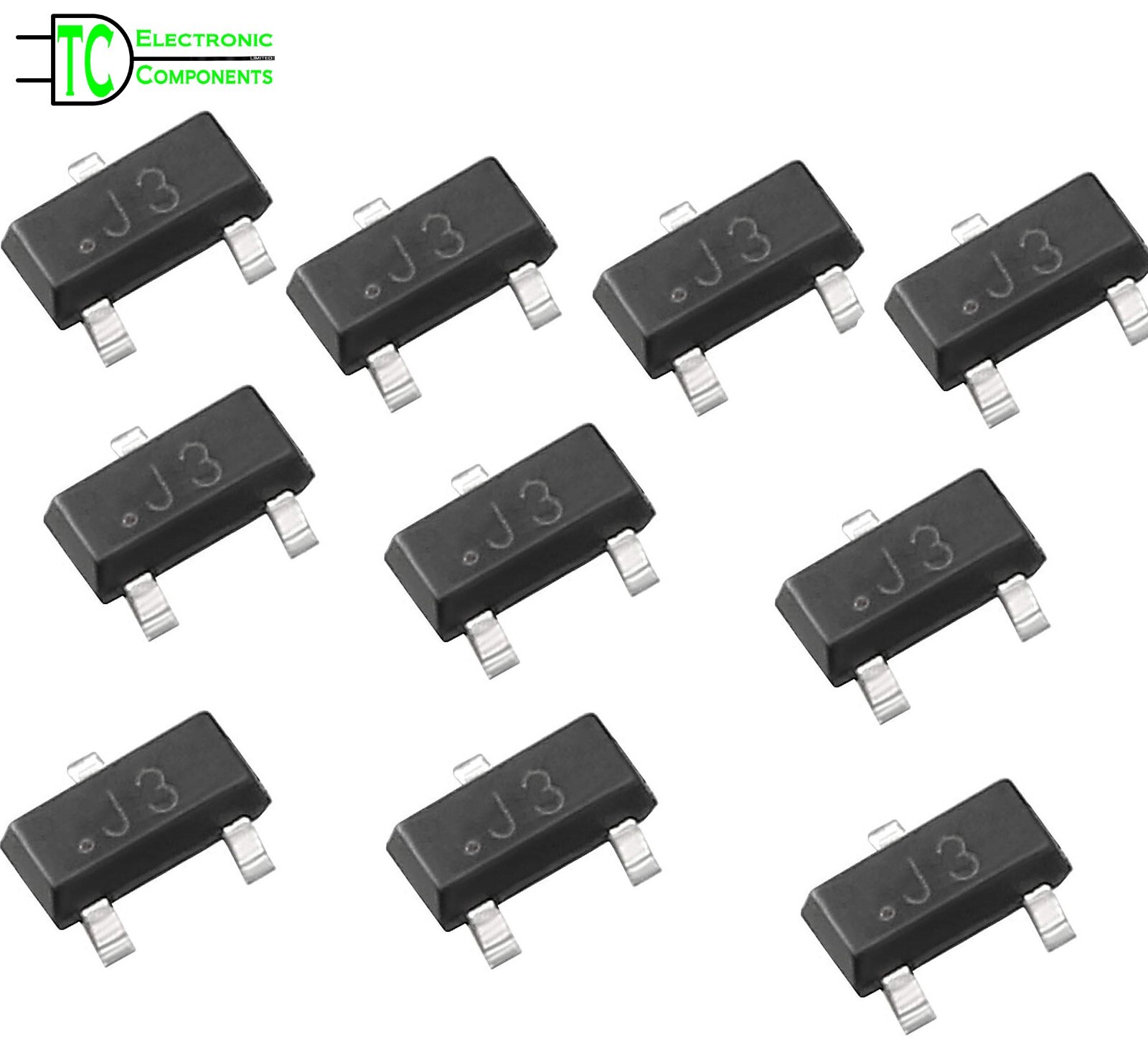 S9013 J3 SOT23 SMD NPN General Purpose Transistor TO236AB SMT Surface ...