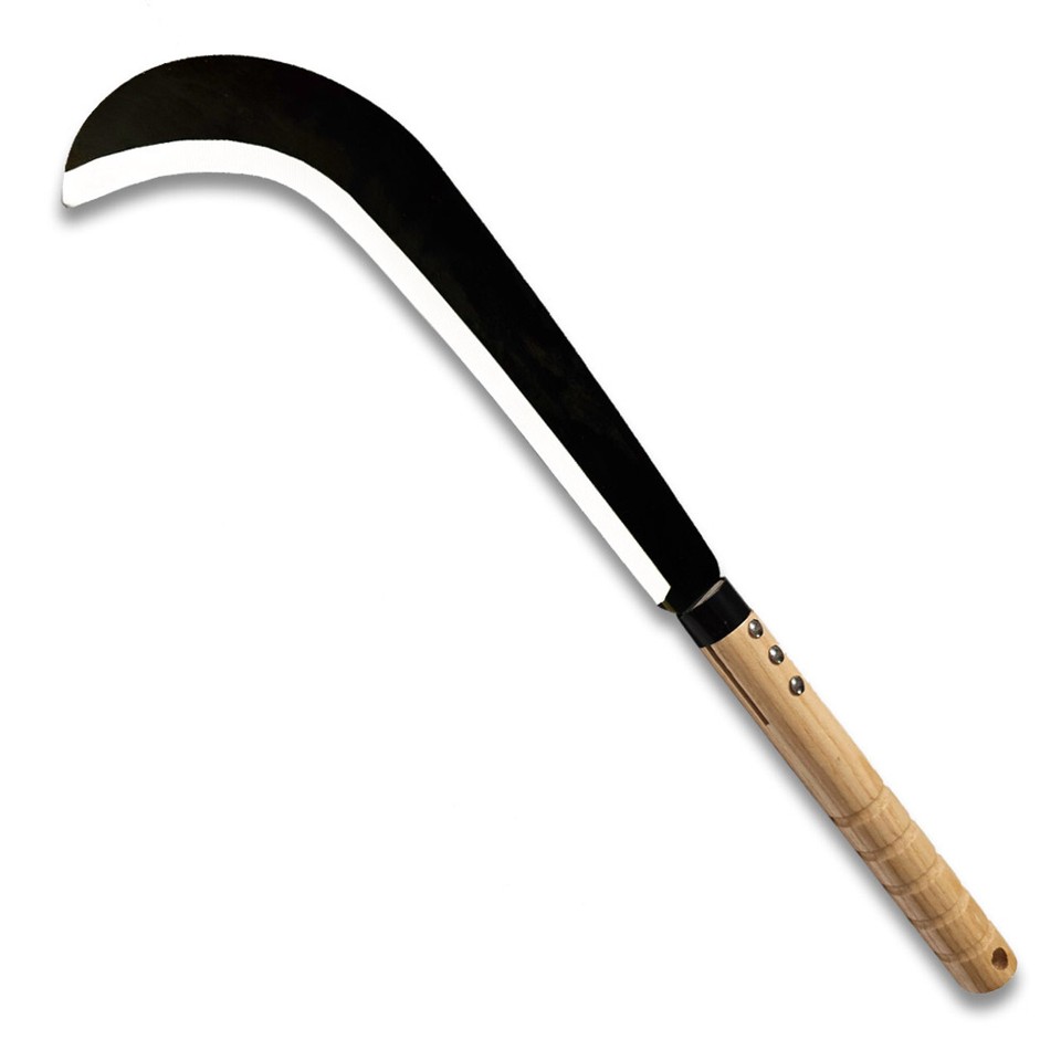 Crescent Machete Knife for Outdoor Cutting Bamboo Sickle Scythe | eBay