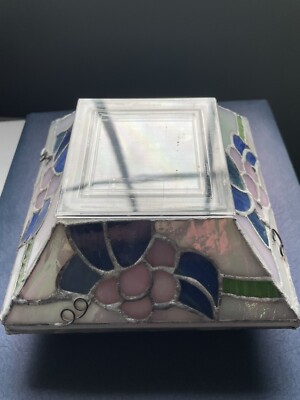 Deckorators Tiffany California Grape Solar Stained Glass Post Cap 4x4 ...