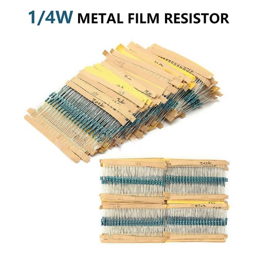 3120pcs/Set 156 Values 1/4W 1% Metal Film Resistors Assortment Kit 1 ...
