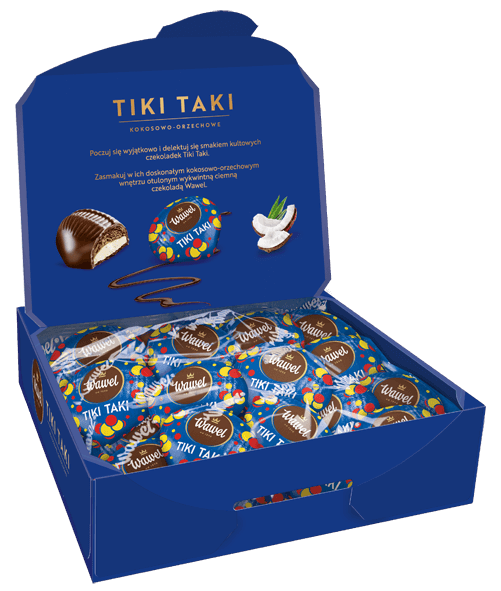 Wawel TIKI TAKI - Coconut - Nuts Filling Chocolate Box 330g / 11.64oz ...