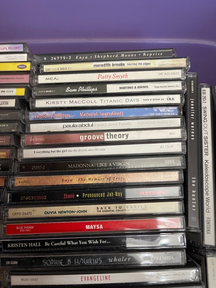 Wholesale Music CD Lot of 100 Female Singers Artists ETC #1 All Music ...