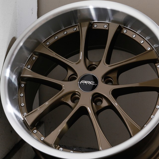 One 18x9.5 ARC Ar5 5x114.3 30 Bronze Wheel Rim 73.1 for sale online | eBay