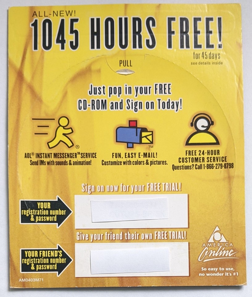 "Maple Wood Stain" America Online Collectible / Install Disc Vintage ...