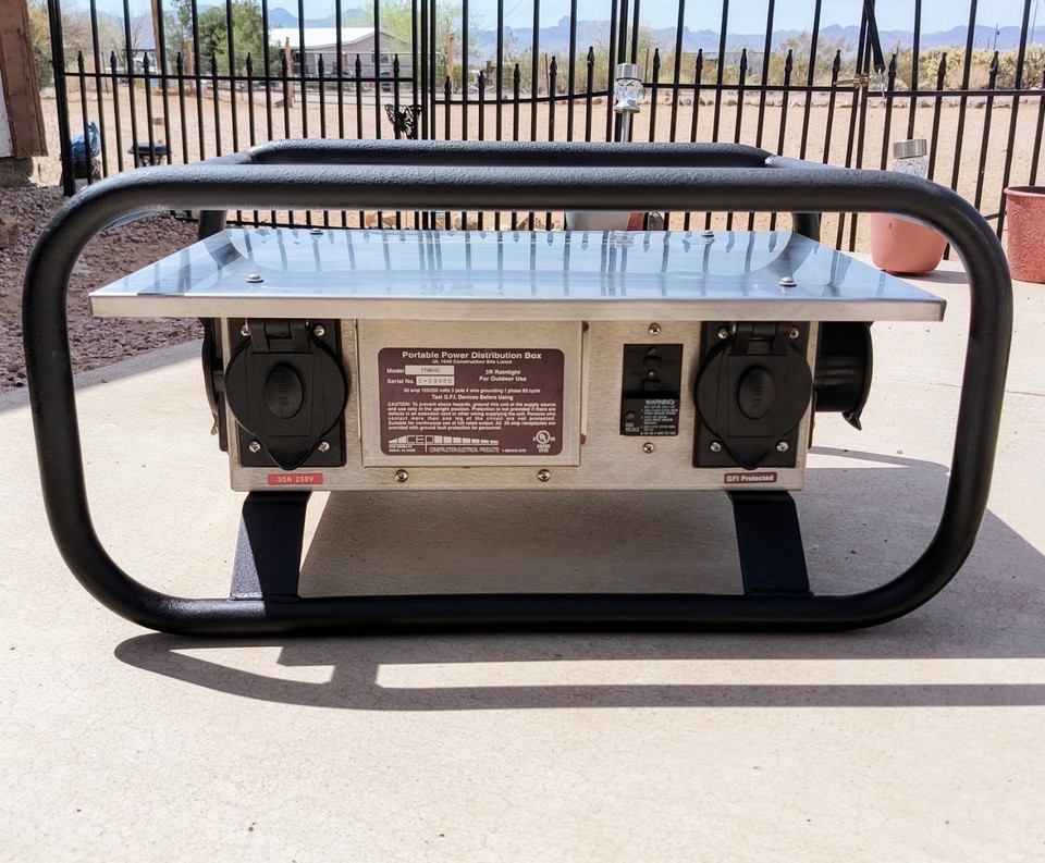 CEP Portable Temporary Spider Box Power Distribution 7706-G 50 Amp 125 ...