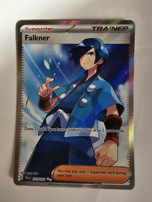 Falkner 251/193 Pokémon TCG Paldea Evolved Full Art Trainer Ultra Rare ...