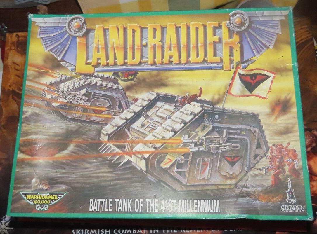 Games Workshop Warhammer 40k Rogue Trader Era Land Raider Tank 1989 NIB ...