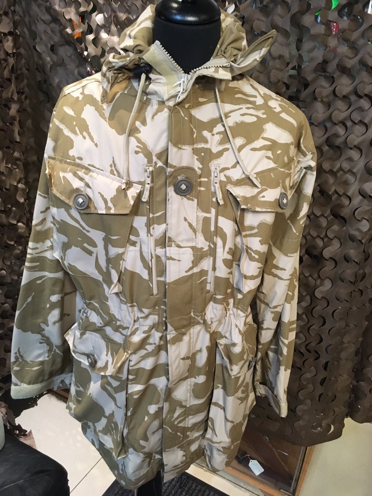 New British Army Issue S95 Desert DP Windproof Combat Smock Various ...