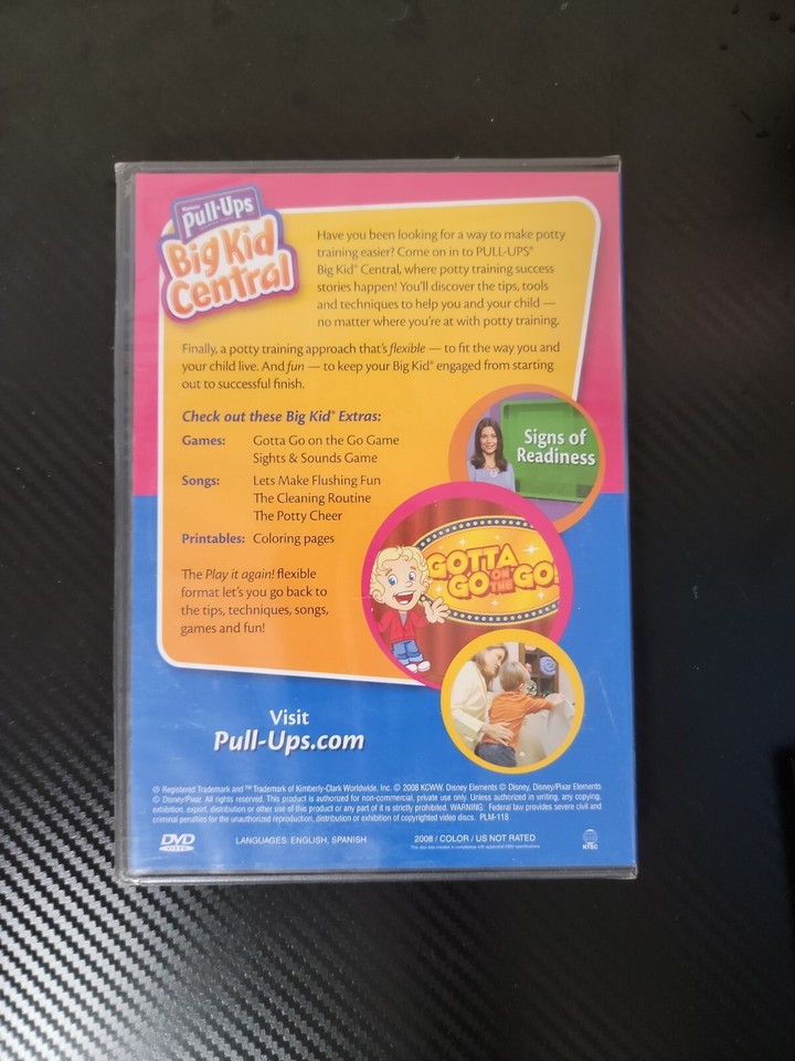 Pull-Ups Big Kid Central: Potty Training Success (DVD) *Brand New* | eBay