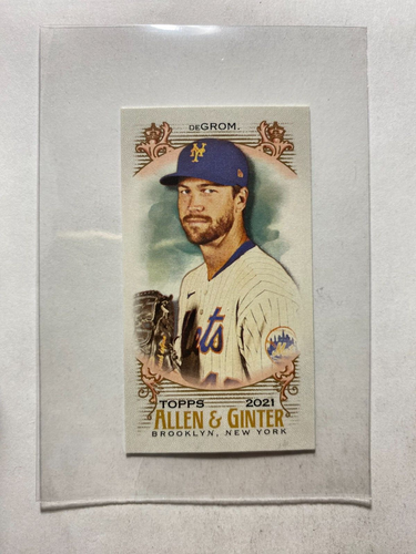 Jacob deGrom 2021 Topps Allen & Ginter New York Mets #90 Mini Card | eBay