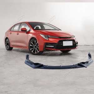 Carbon Fiber Look Front Bumper Lip Body Spoiler For Toyota Corolla XSE ...
