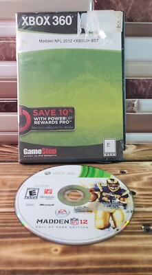 Madden NFL 12 Hall of Fame Edition Microsoft Xbox 360 Disc Only Tested ...