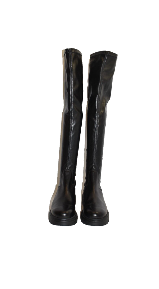 $550 PAUL GREEN Osborne Over the Knee Boot LEATHER CHUNKY 8 AU 10.5 US ...