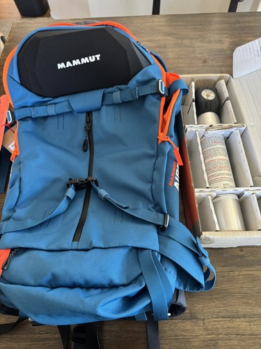 Mammut Pro 35 Removable Airbag 3.0 Ready, Blue, 35 L Includes Canister ...