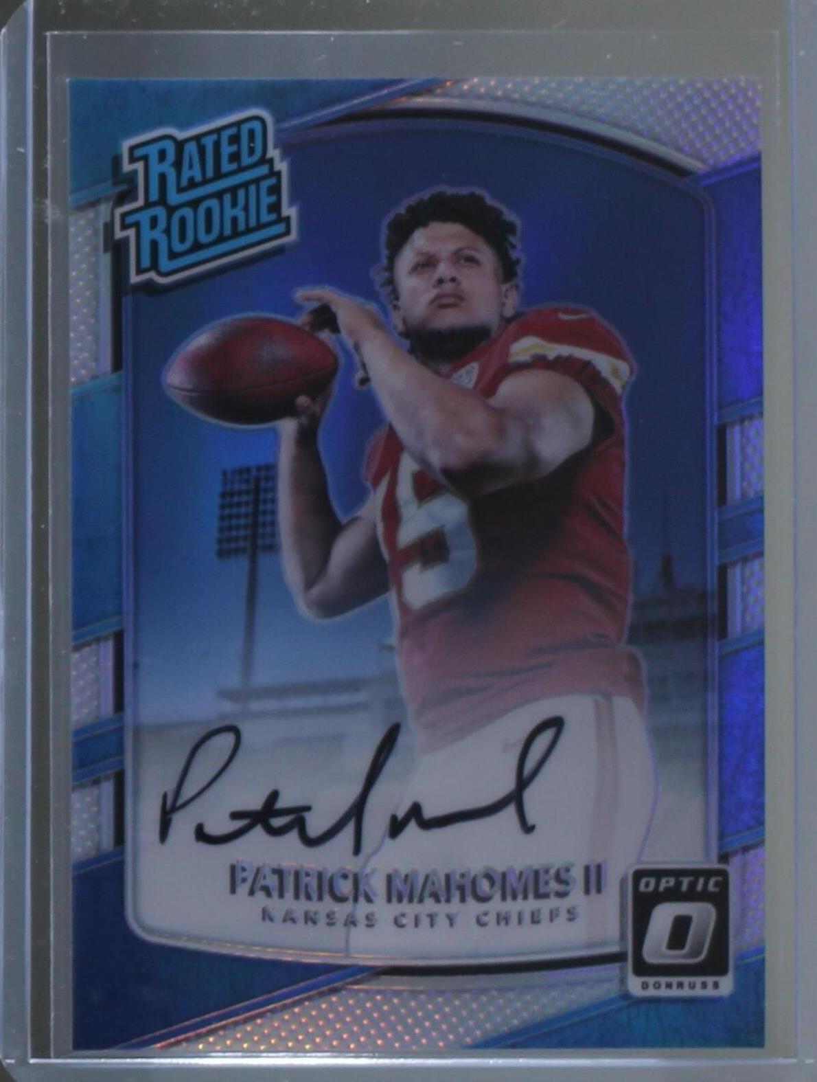 2017 Donruss Optic - Rated Rookie Patrick Mahomes II #177 Holo ...