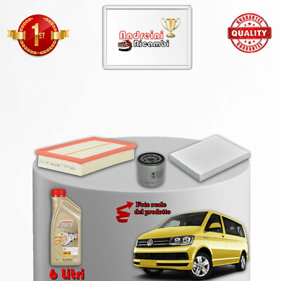 Kit De Maintenance 3 Filtres Et Huile VW CARAVELLE T6 2.0 TSI 150KW ...
