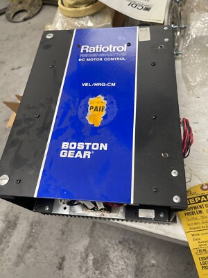 *NEW OLD STOCK* Boston Gear VEL/HRG-CM Ratiotrol Regenerative DC Motor ...