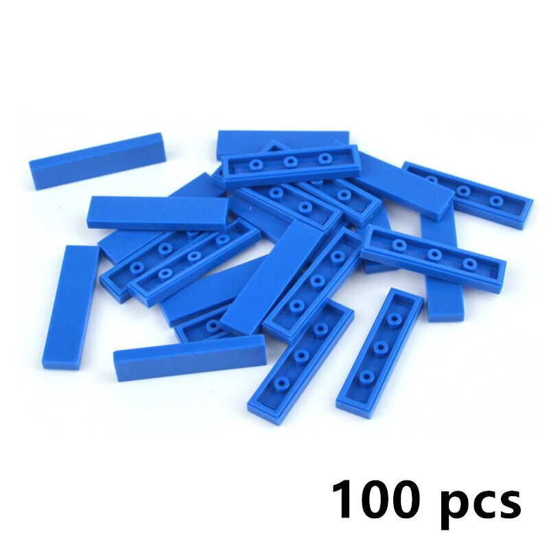 100pcs Ceramic Flat Tile 1x4 2431 Building Blocks Bricks Toy DIY - Many ...